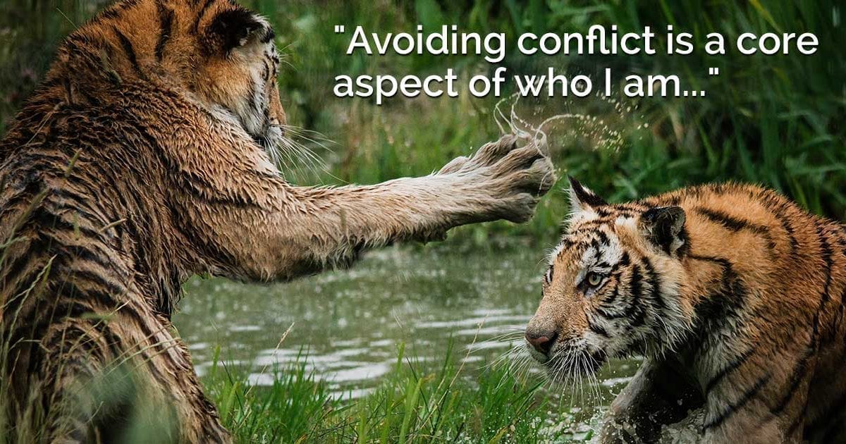 Focusing Tip #595 - "Avoiding conflict is a core aspect of who I am ...